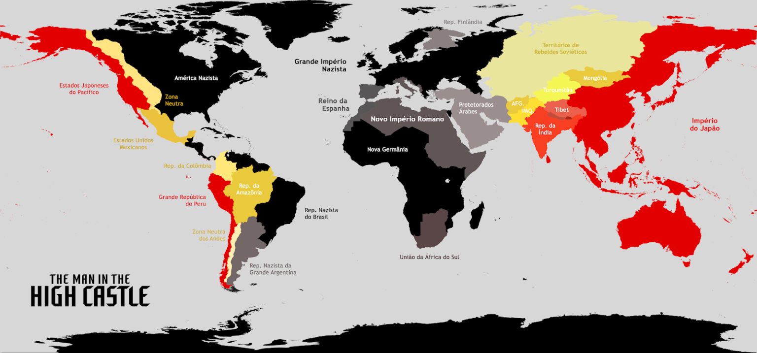 Man In The High Castle World Map - Map