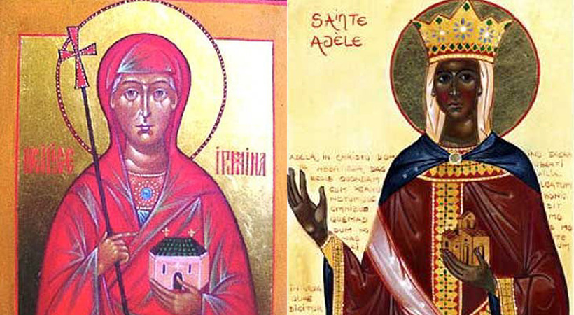 DOSE DE FÉ | Santas Irmina e Adélia | Esmeril